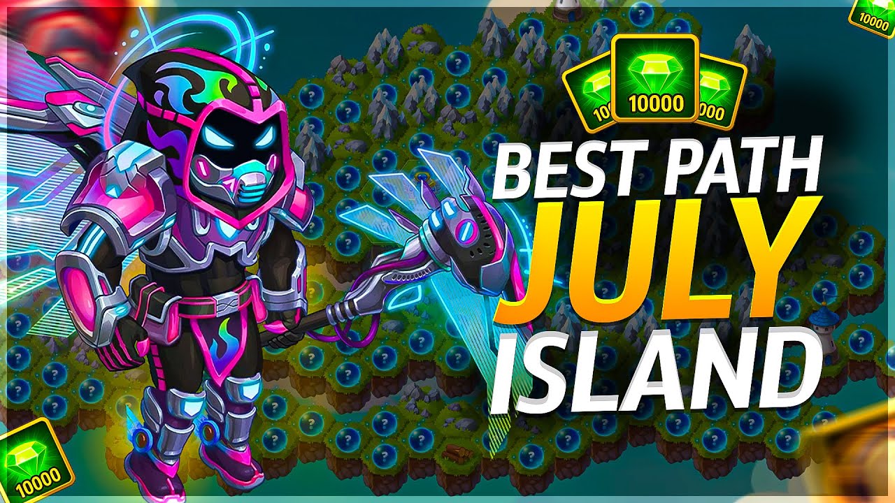 July 2025 Mysterious island In hero wars. Full map and best path - YouTube