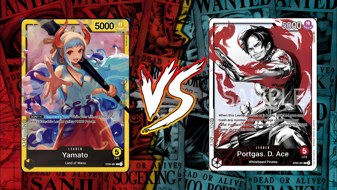 Yamato Vs Ace | One Piece Tcg | OP03 Tournament Gameplay - YouTube