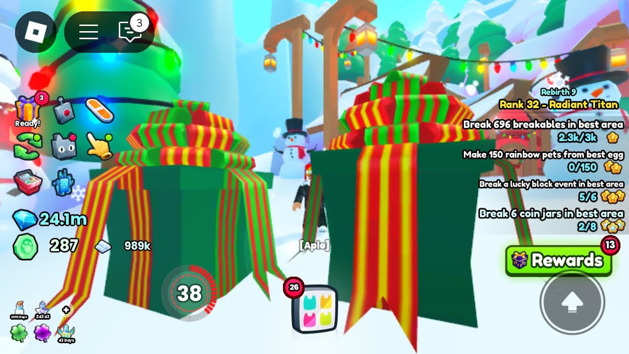I opened even more TITANIC CHRISTMAS PRESENTS in Pet Sim 99 - YouTube