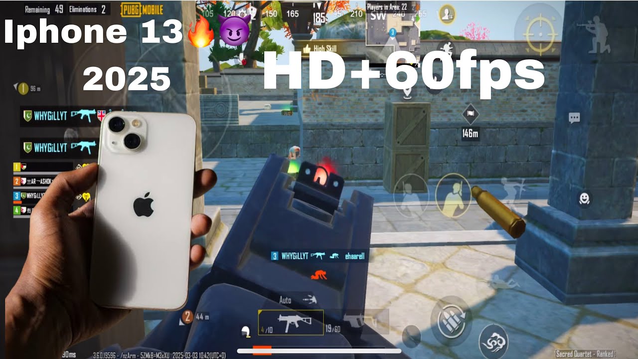 iPhone 13 HD+Extreme Graphics 2025 🔥/ Gaming test 2025 - YouTube