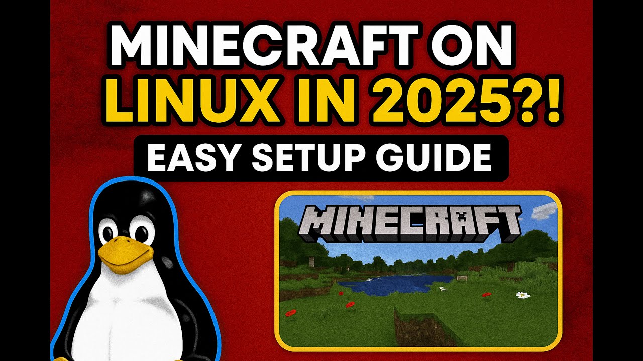 Minecraft in LINUX UPDATED 2025 - YouTube
