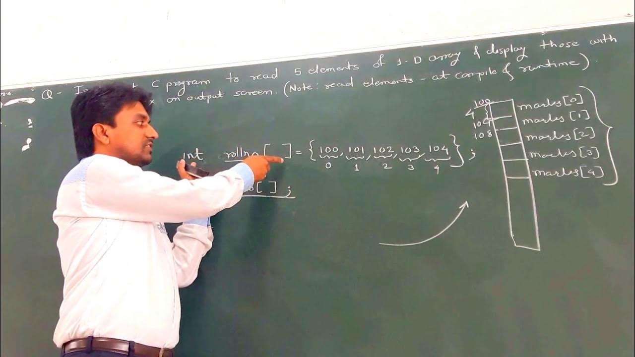 Array Declaration Initialization at compile and runtime New 18 - YouTube