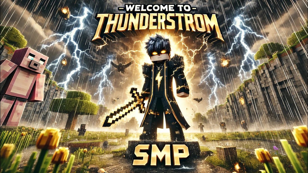 Welcome To ThunderStrom Smp | day 1 #minecraft - YouTube