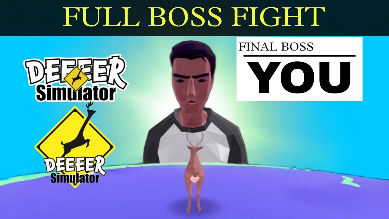 Defeating the Final Boss😡 in deer simulator/The end. - YouTube
