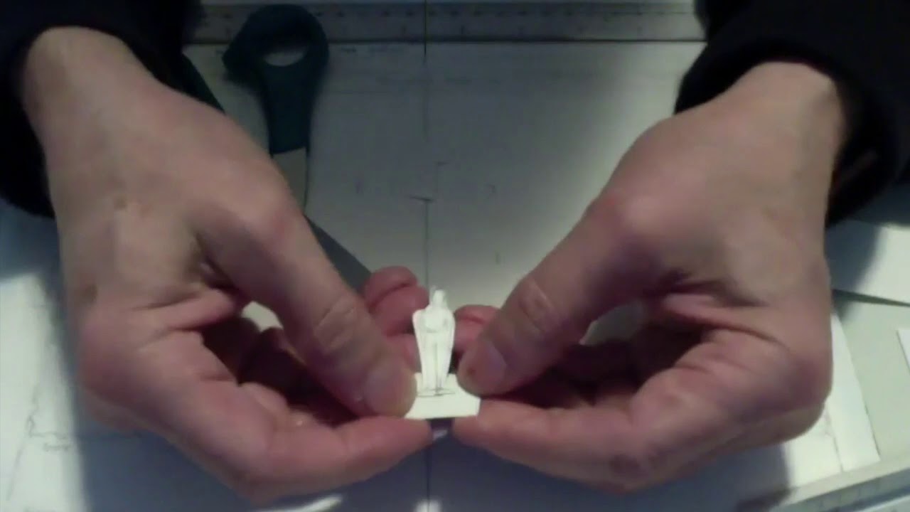 Drawing a scale ground plan for the stage - YouTube