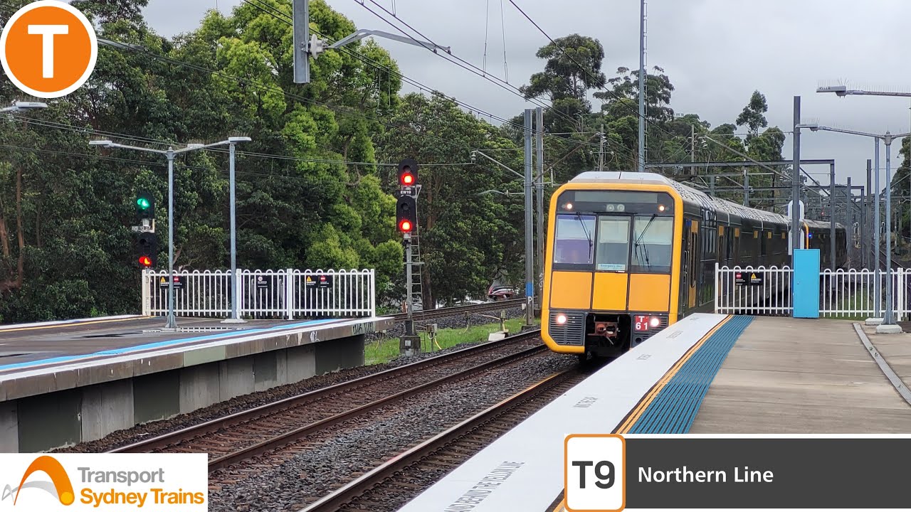 Sydney Trains T61 + T62 Tangara T set train ride from Eastwood ...