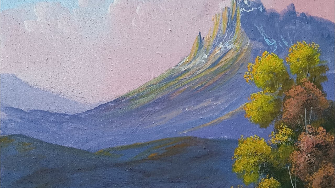 Manzara Akrilik Boya Landscape Art Acrylic Painting - YouTube