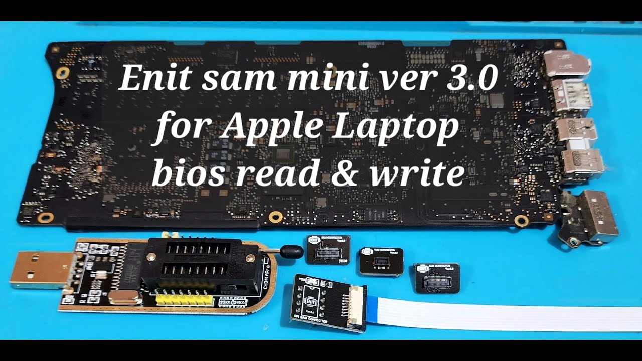 ENIT SAM Mini Connector v3.0 for Apple Laptop SPI Flash ROM - YouTube