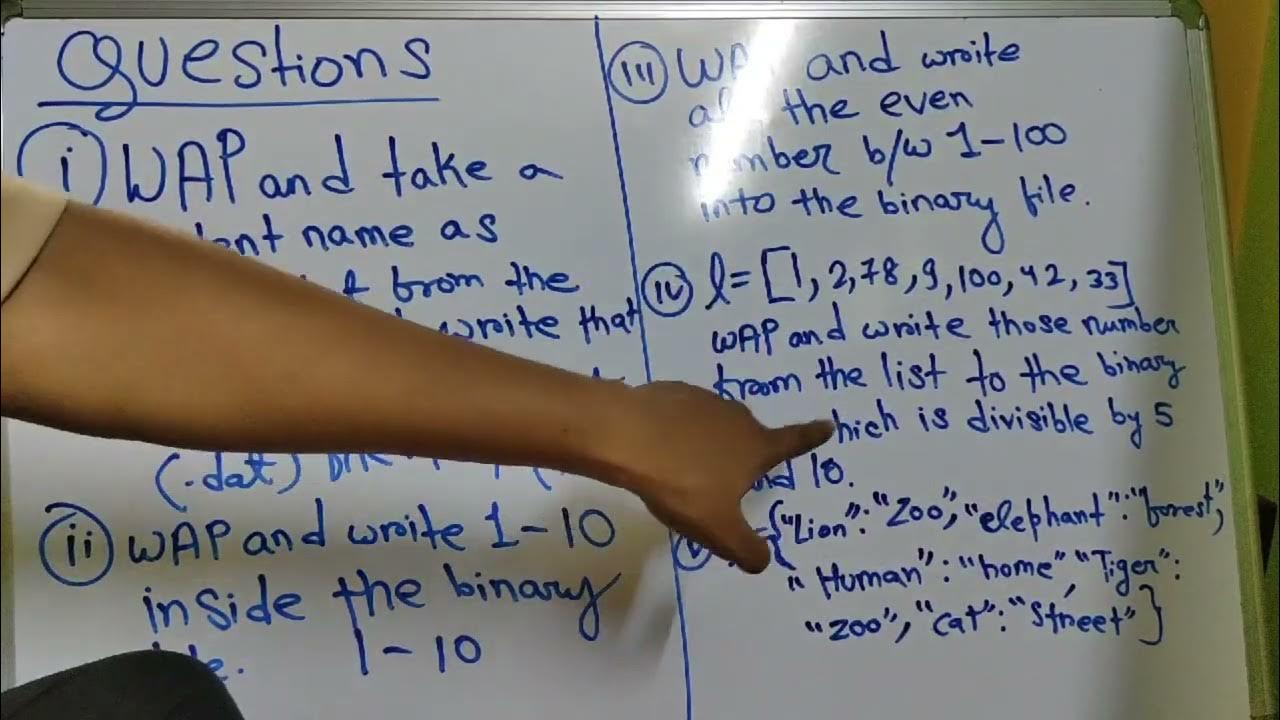 File Handling With Python Class-12 cbse(second part) - YouTube