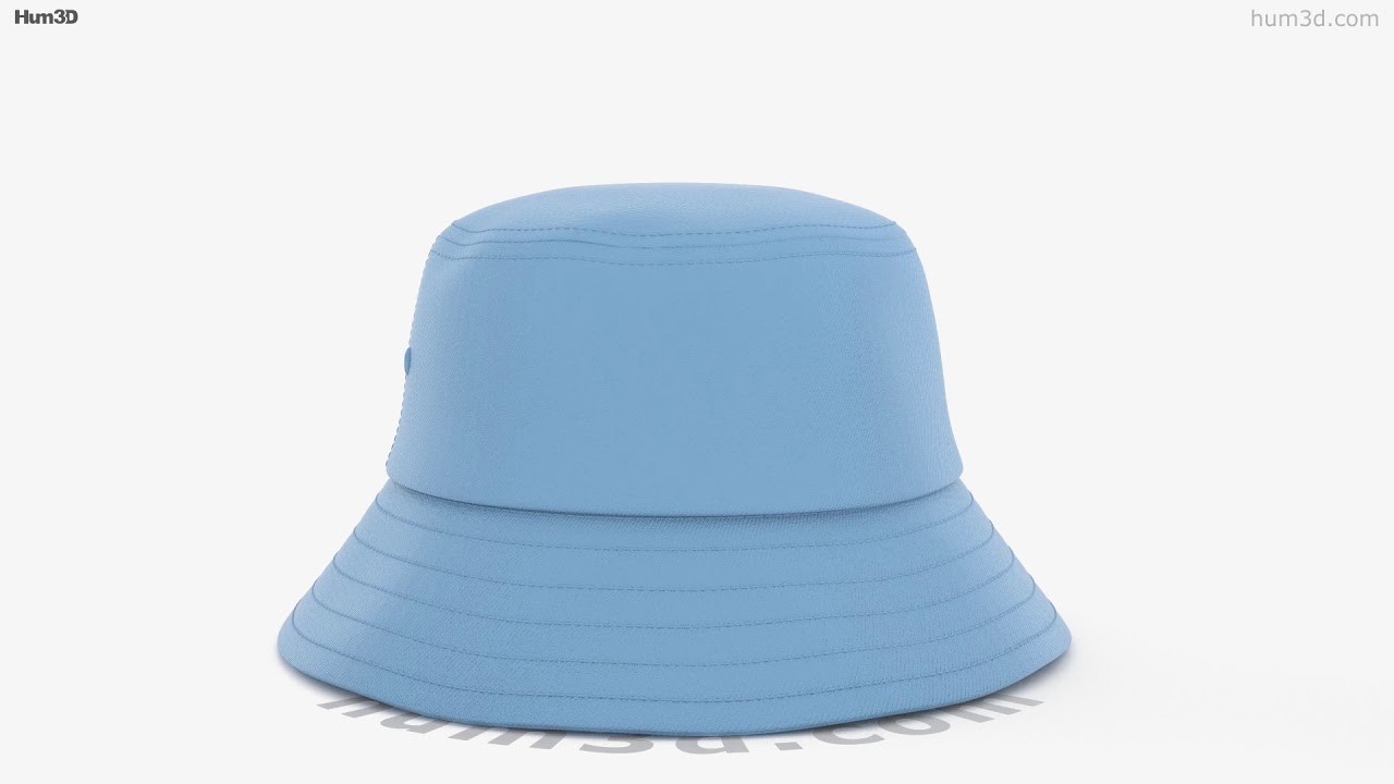 Bucket Hat 3D model by 3DModels.org - YouTube