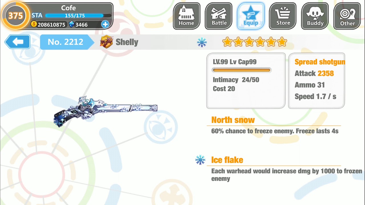 [Guns Girl - Honkai Gakuen] Shelly the icy shotgun - YouTube