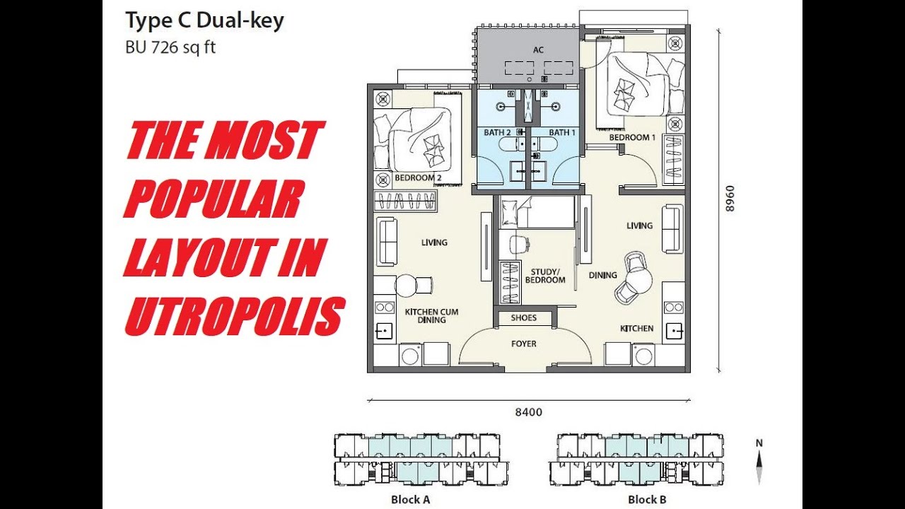 QUICK TOUR | Utropolis Dual Key (Bare Unit) | Batu Kawan - YouTube