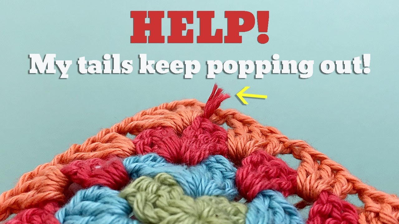Stop Yarn Ends From Popping Out ONCE and FOR ALL 🤜🏻🧶💥 - YouTube