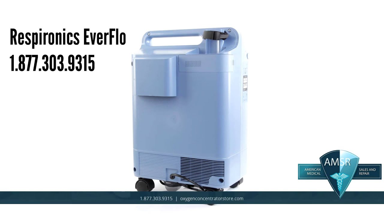 360 Degree View of the Respironics EverFlo Stationary Concentrator ...