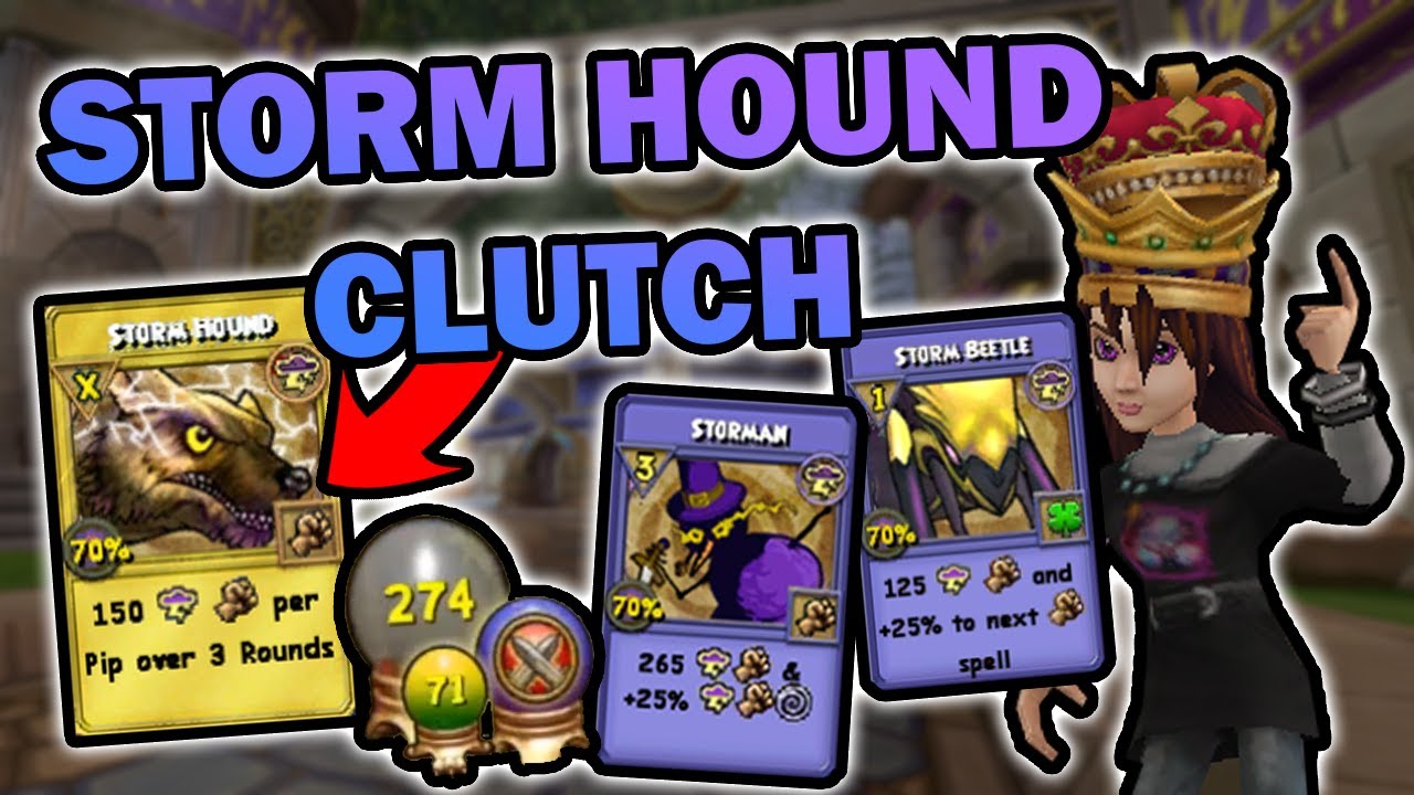 STORM HOUND IS THE NEW WIZARD101 META - YouTube