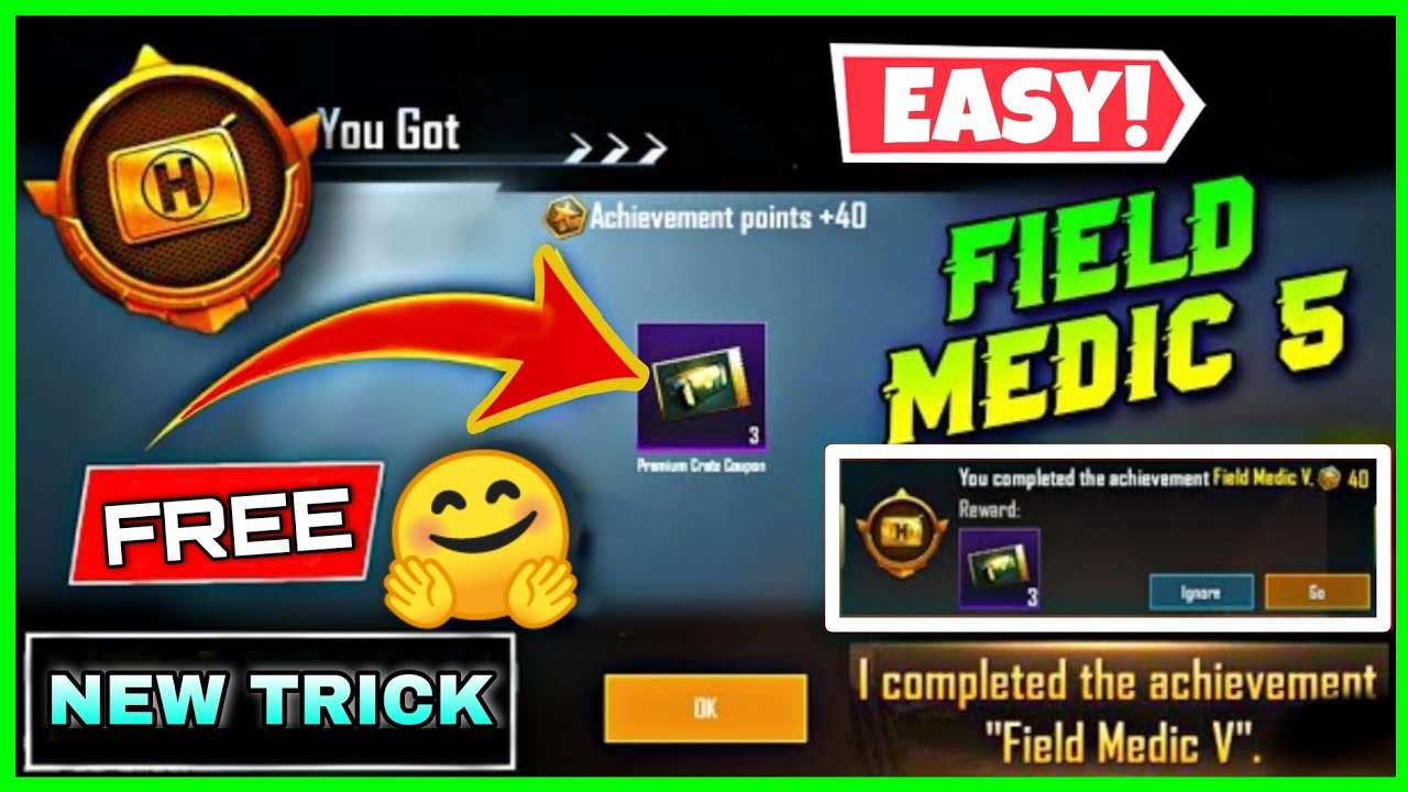 HOW TO COMPLETE FIELD MEDIC ACHIEVEMENT IN PUBG MOBILE | FIELD MEDIC ...