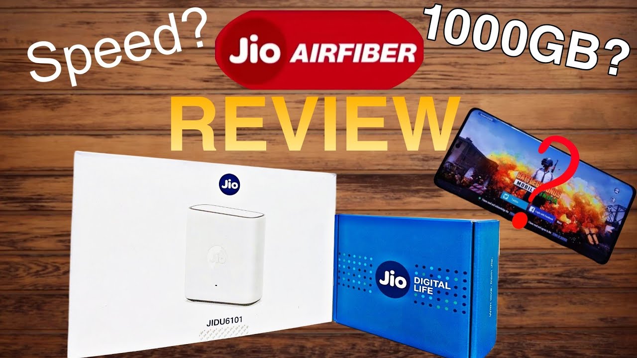 Jio Airfiber Review | Complete Details | BGMI Test | Speedtest - YouTube
