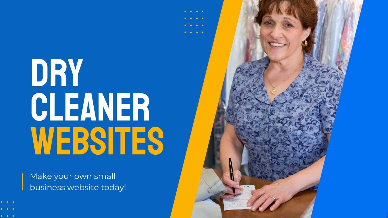 Make a Simple Website For Your Dry Cleaning Business - SUPER EASY ...