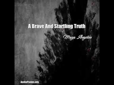 A Brave And Startling Truth (Maya Angelou Poem) - YouTube