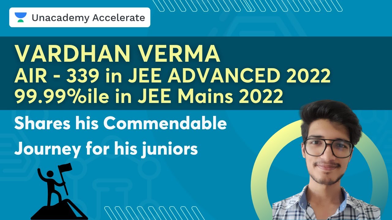 Congratulations Vardhan Verma AIR - 339 | JEE Advanced 2022 ...