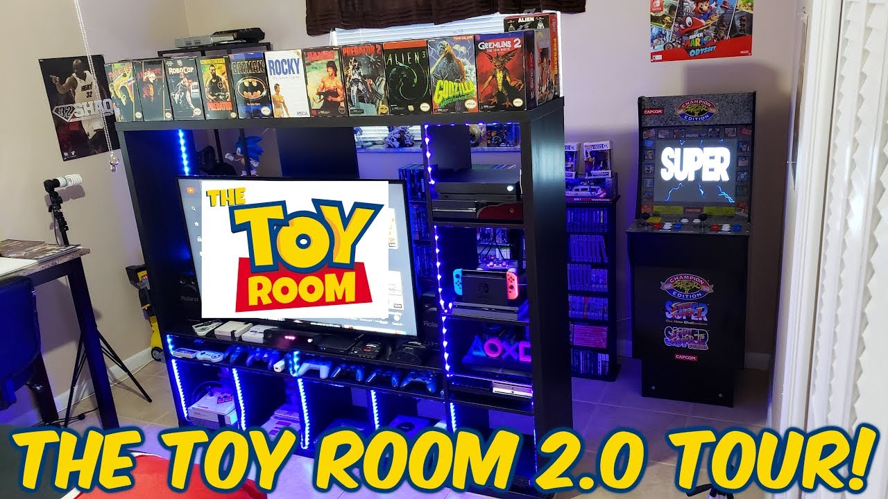 The Toy Room 2.0 Tour (My Toy Collection & Video Game Collection) - YouTube