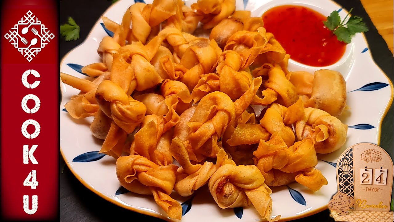 Make & Freeze Crispy Chicken Knot Bites | Tavuklu Bohca - YouTube