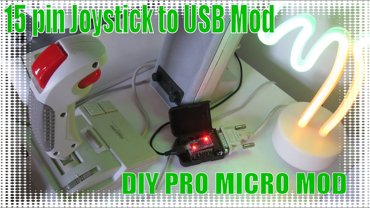 PC Games & Builds - DIY 15 Pin Retro Joystick to USB Converter ...