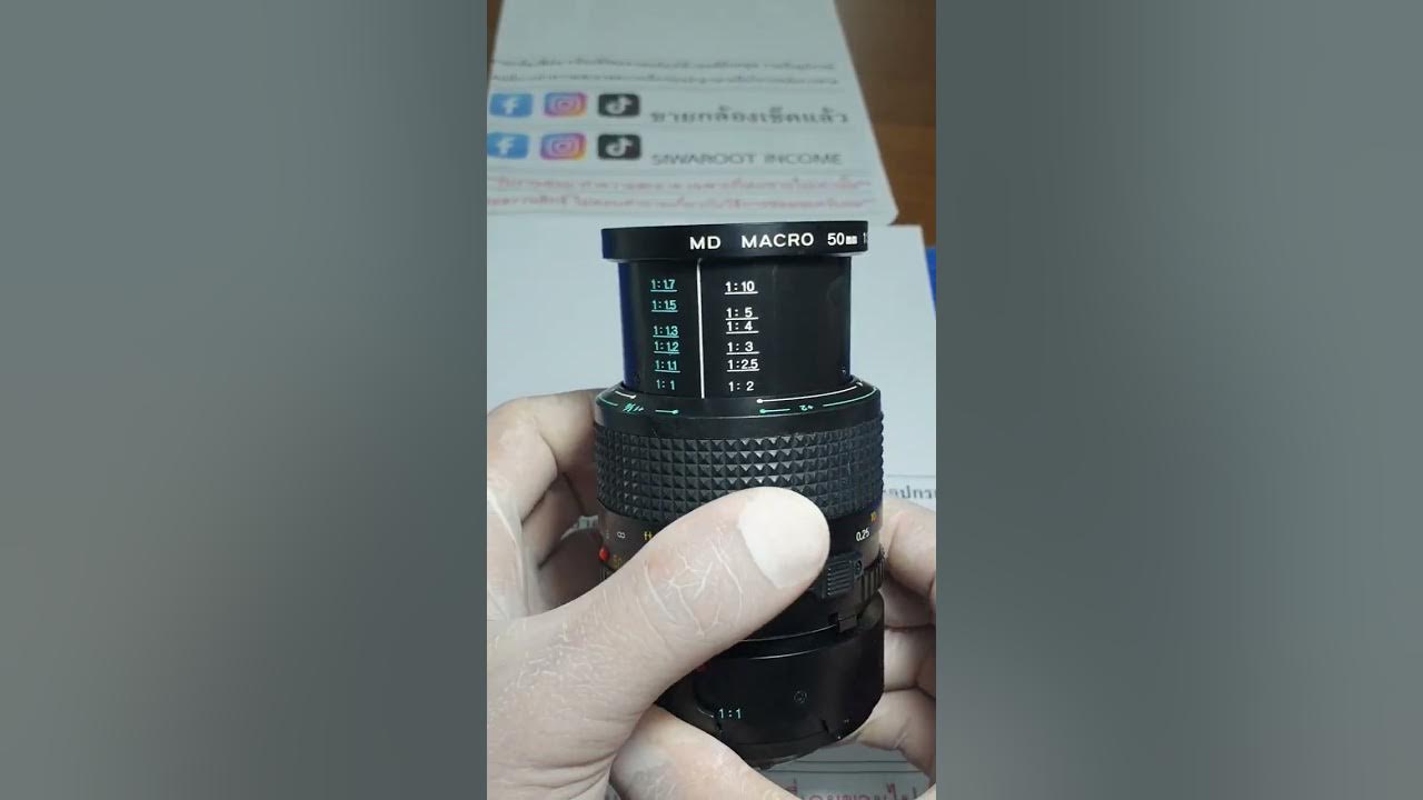 MINOLTA MD MACRO 50MM F3.5+ 1:1 Macro Adapter - YouTube