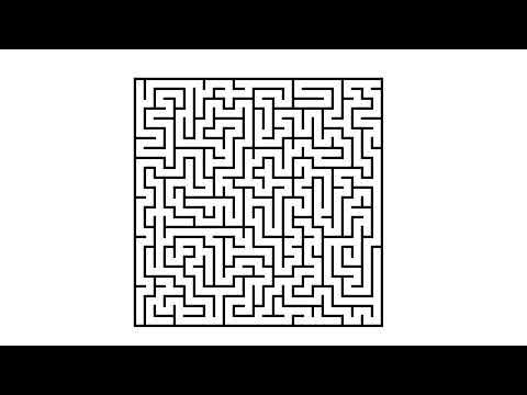 Maze Generation - Recursive Back Tracker Algorithm - YouTube