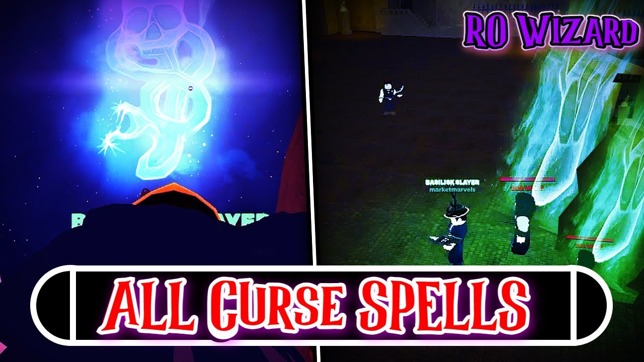 All CURSE spells in RO-Wizard! (Avada Kedavra and Morsmordre Showcase ...