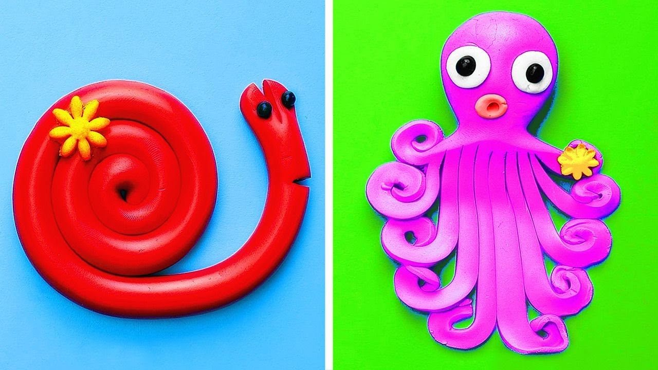 SIMPLES Y LINDAS FIGURAS DE MASA QUE TÚ PUEDES HACER || DULCES IDEAS DE ...