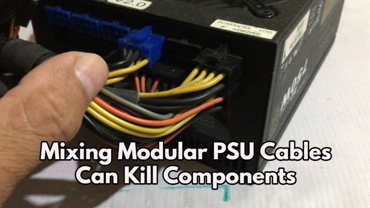 Mixing Modular PSU Cables Can Kill Components - YouTube