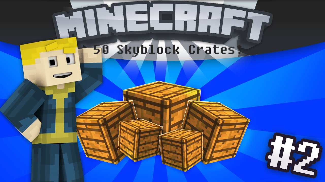 Minecraft Skyblock Crate Opening #2: "BEST REWARDS EVER" [50 Common ...