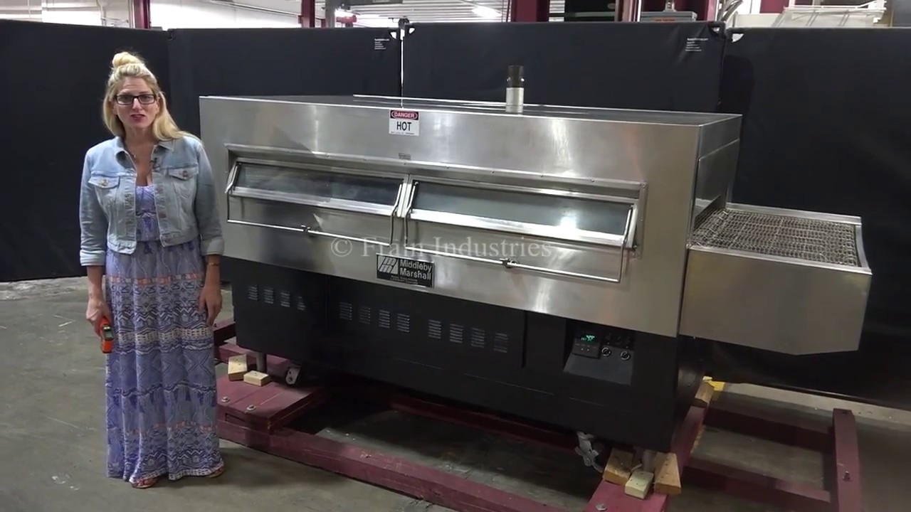 Middleby Marshall Continuous Convection Oven Demonstration - YouTube