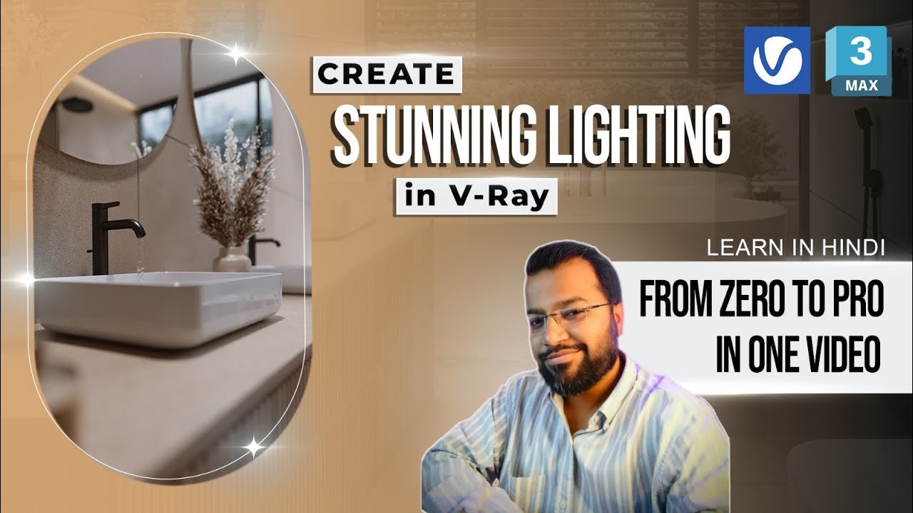 Mastering VRay Bathroom Lighting | Zero to Hero in One Video | 3ds Max ...