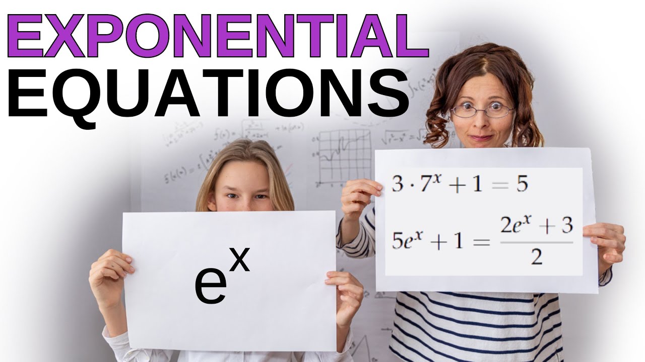 Exponential Equations, worked out examples. - YouTube