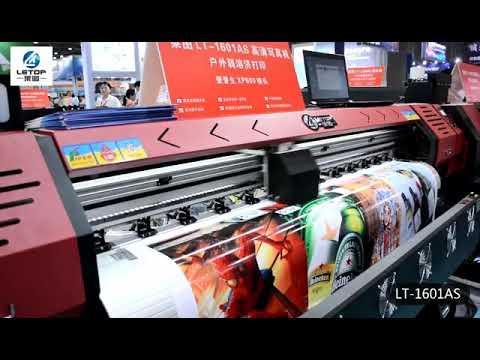 Letop inkjet printer small eco solvent printer - YouTube