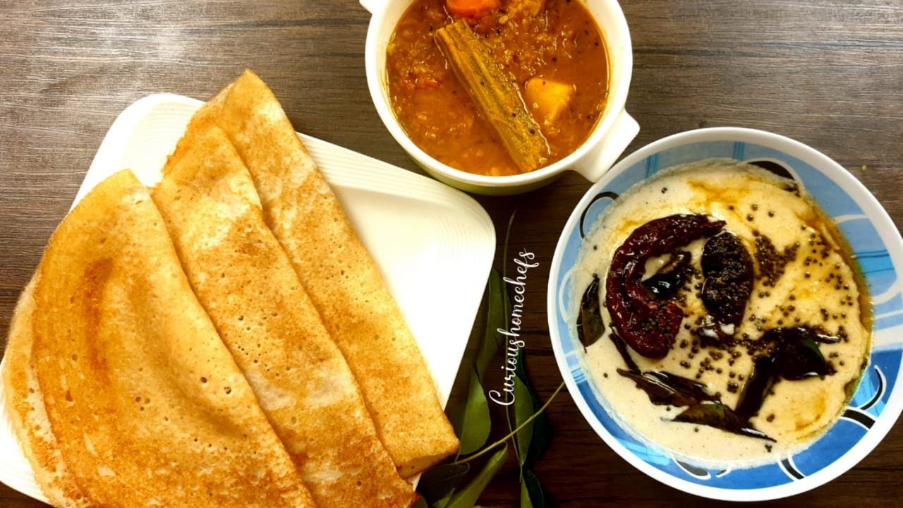 Crispy Dosa Batter Recipe | Dosa Batter | Easy Recipes | Homecooking ...