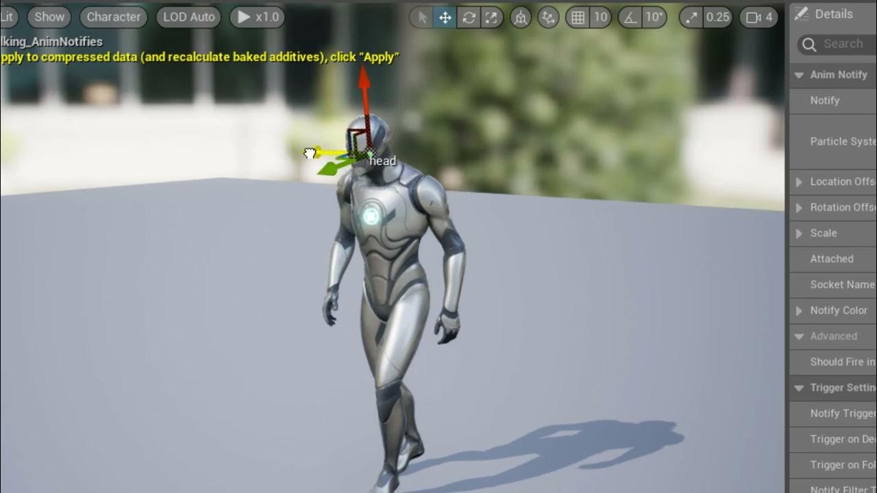 Unreal Engine 5 Animation Notifies- Add Cool VFX & Sound: Part 2 - YouTube
