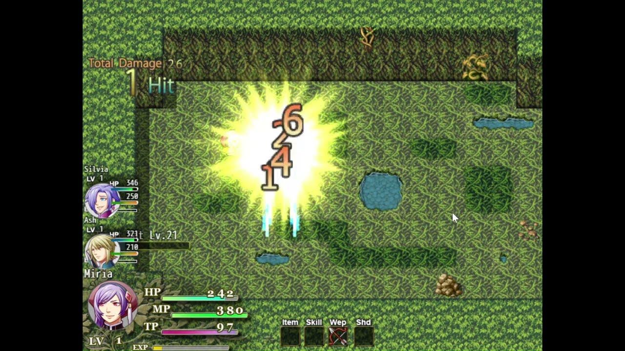RPG Maker MV Action RPG Party Battle Swap Player Character (Secret of Mana Style) - YouTube