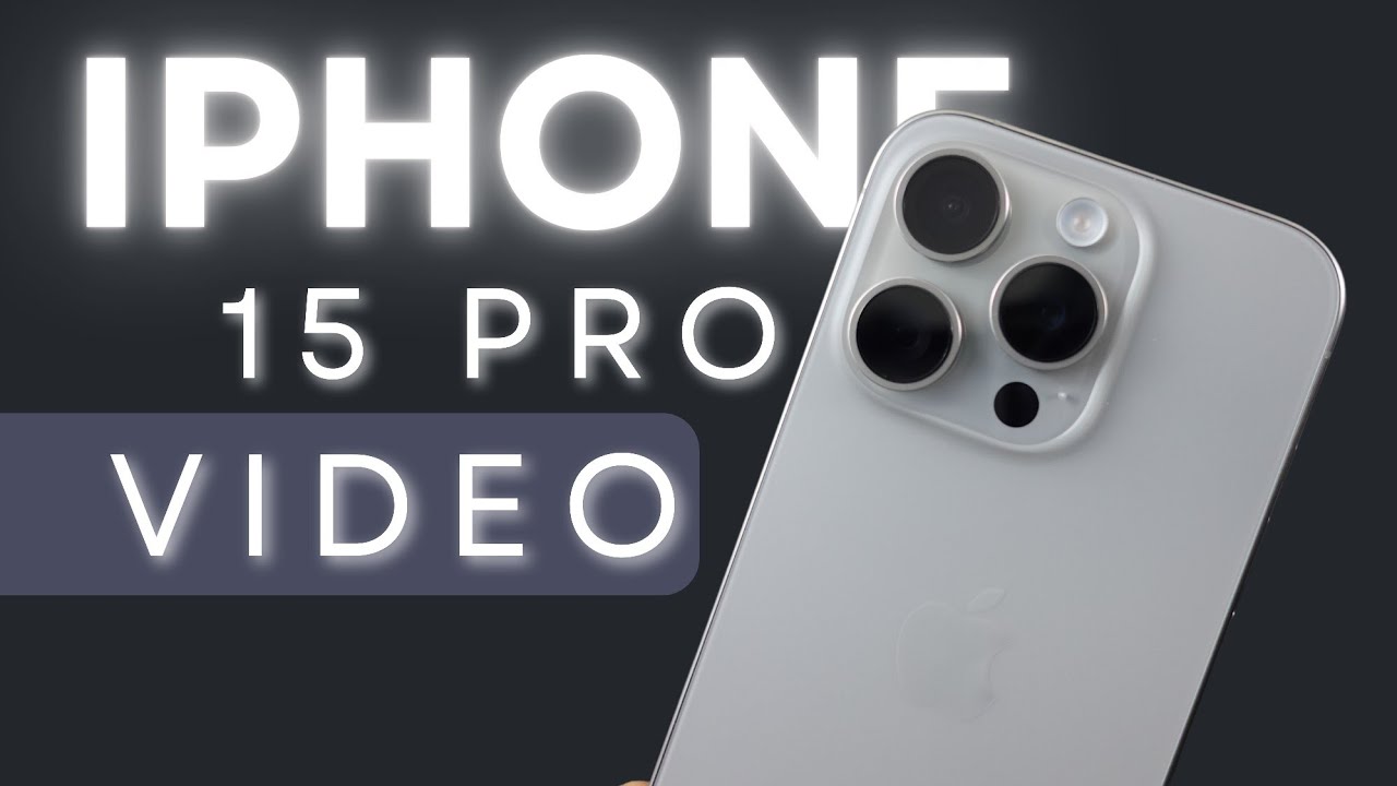 How does iPhone 15 Pro Video Look? - YouTube