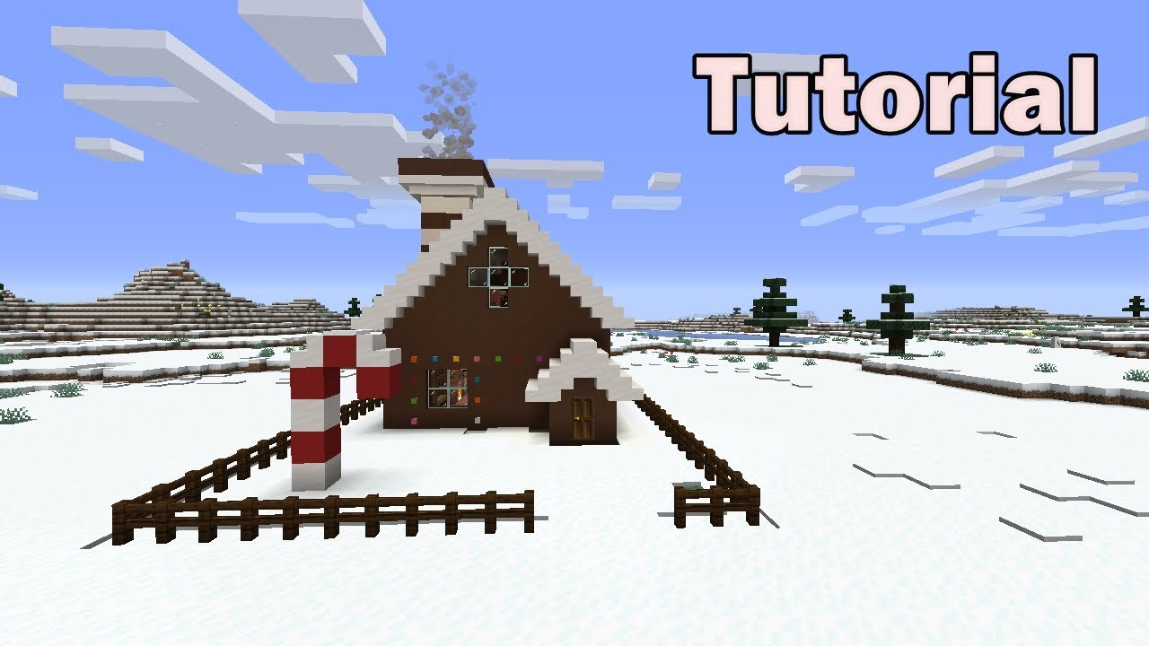 Ginger Bread House in Minecraft || Tutorial || Game Vid - YouTube