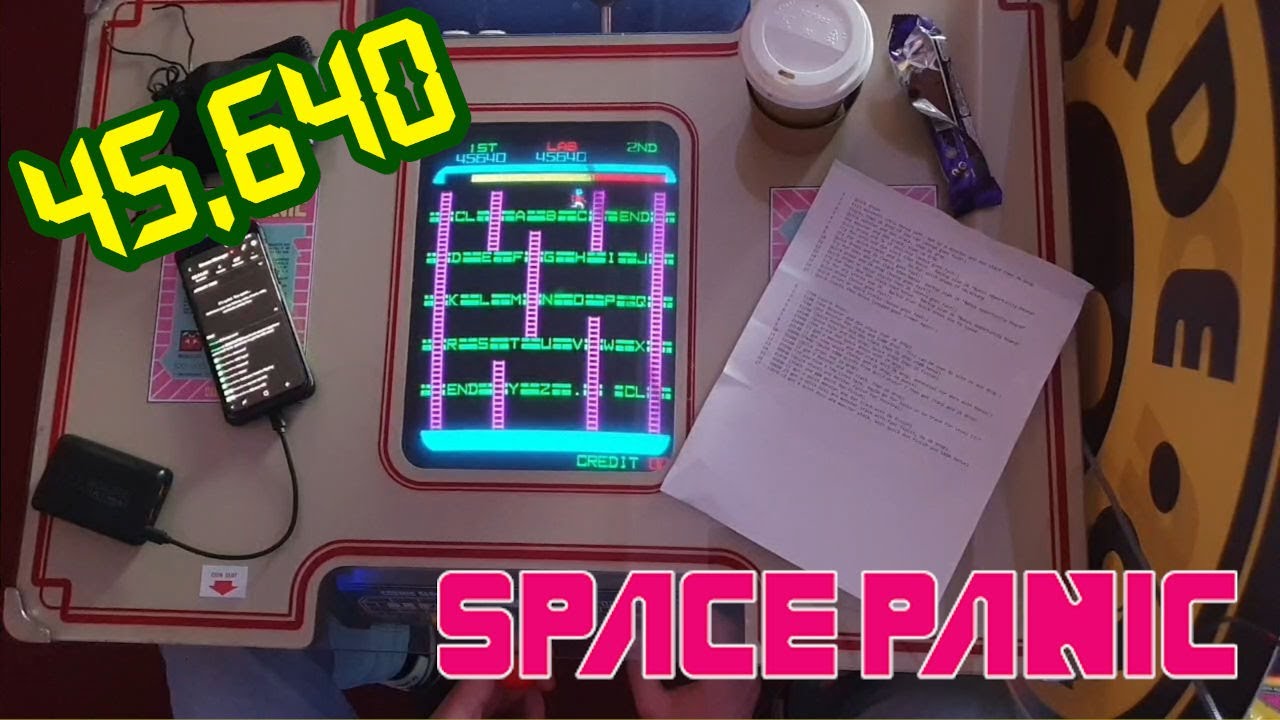 Space Panic (Arcade) - 45,640 - Highest proven score - YouTube