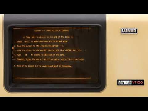 VIM Tutor LESSON 2: Deletion, Operators, Motions, Counts, Undo - YouTube