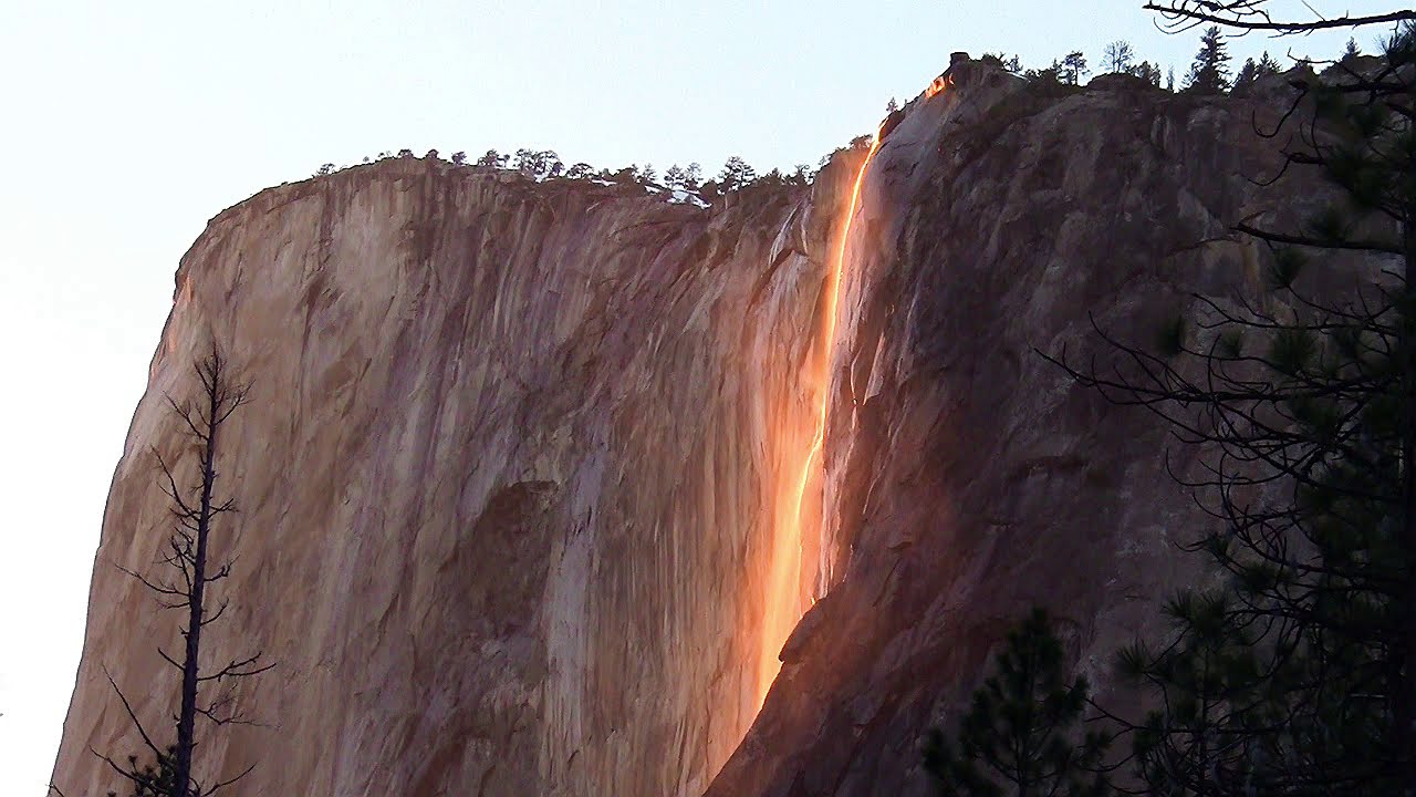 Firefall 2021, Horsetail Falls, El Capitan, Yosemite, CA - YouTube