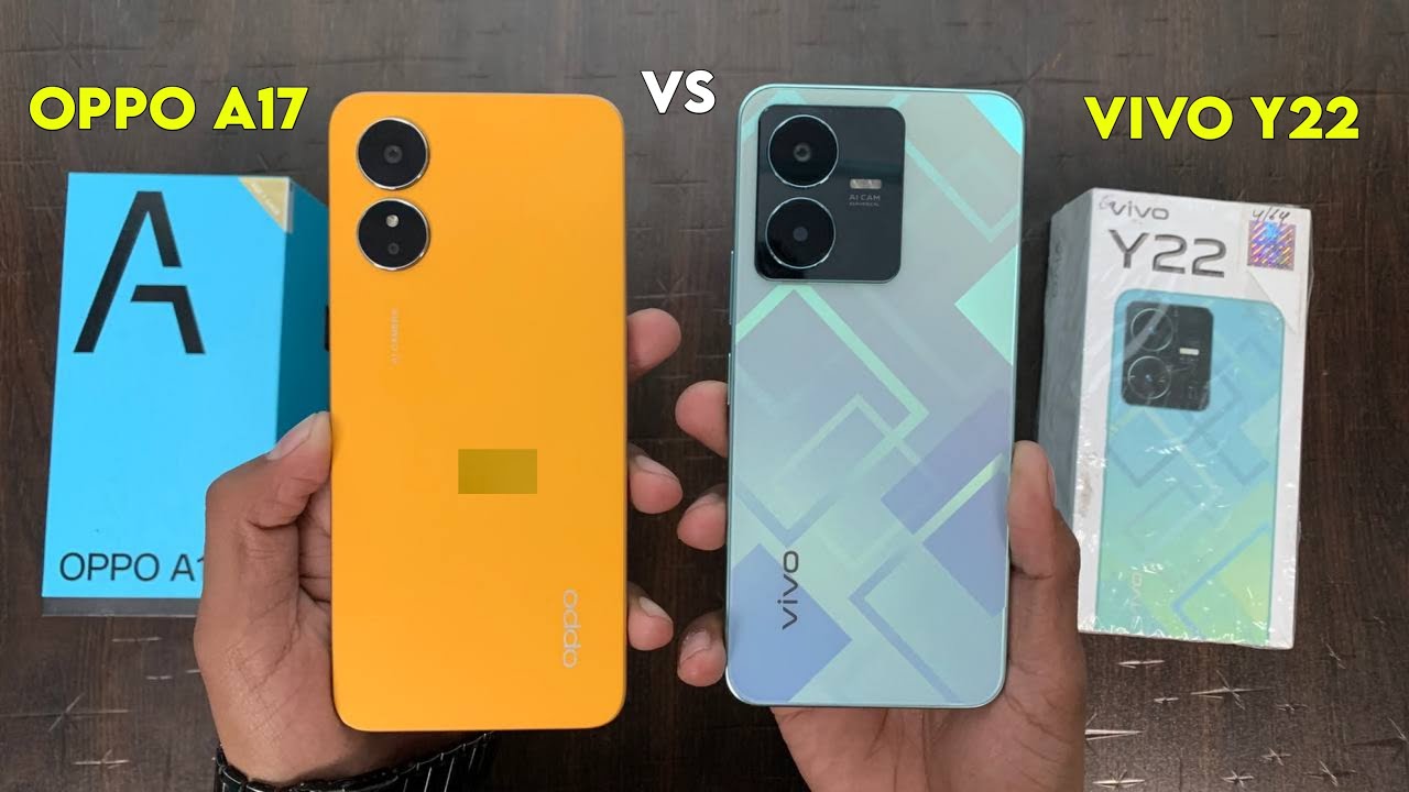 Oppo A17 Vs Vivo Y22 Full Comparison | Battery, Speed And Camera Test ...