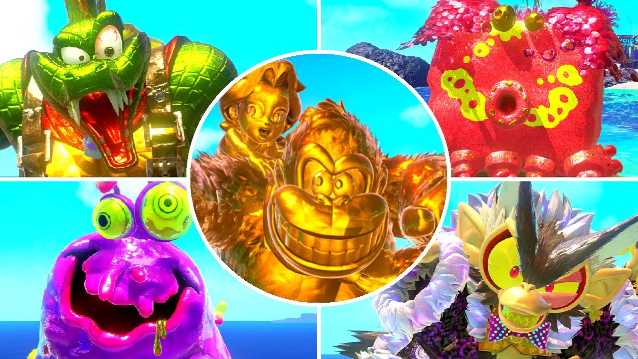 Donkey Kong Bananza DLC - All Secret Statues (DK Island Squawks Shop ...