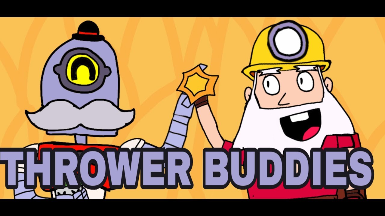Brawl Stars Animation - Thrower Buddies #brawlstars #flipaclip - YouTube