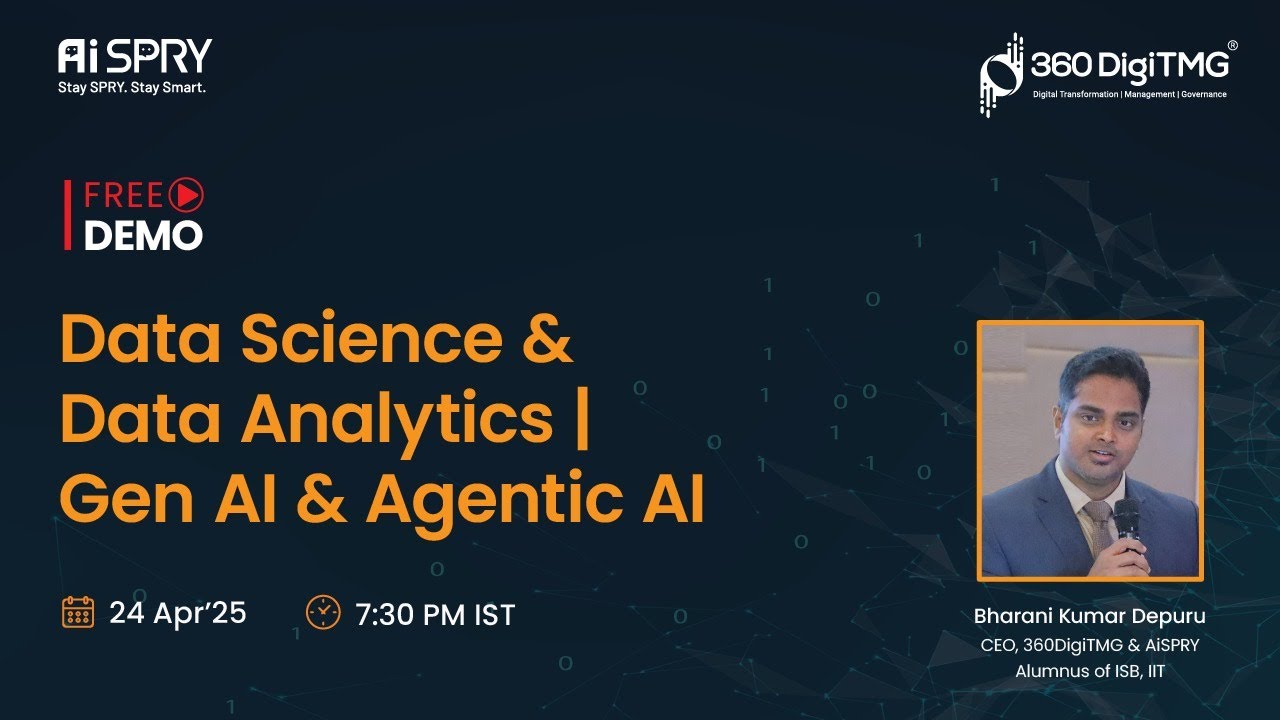Data Science & Data Analytics | Gen AI & Agentic AI | Demo Session ...