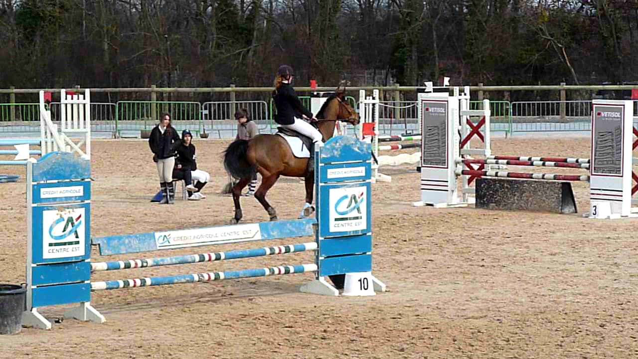 Mathilde et Palfium - CSO Grand Prix Club 2 - 11/03/2012 - Arnas la ...